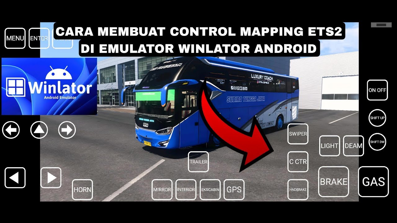 Kontrol mapping untuk game ets2 di aplikasi winlator | tutorial cara ...