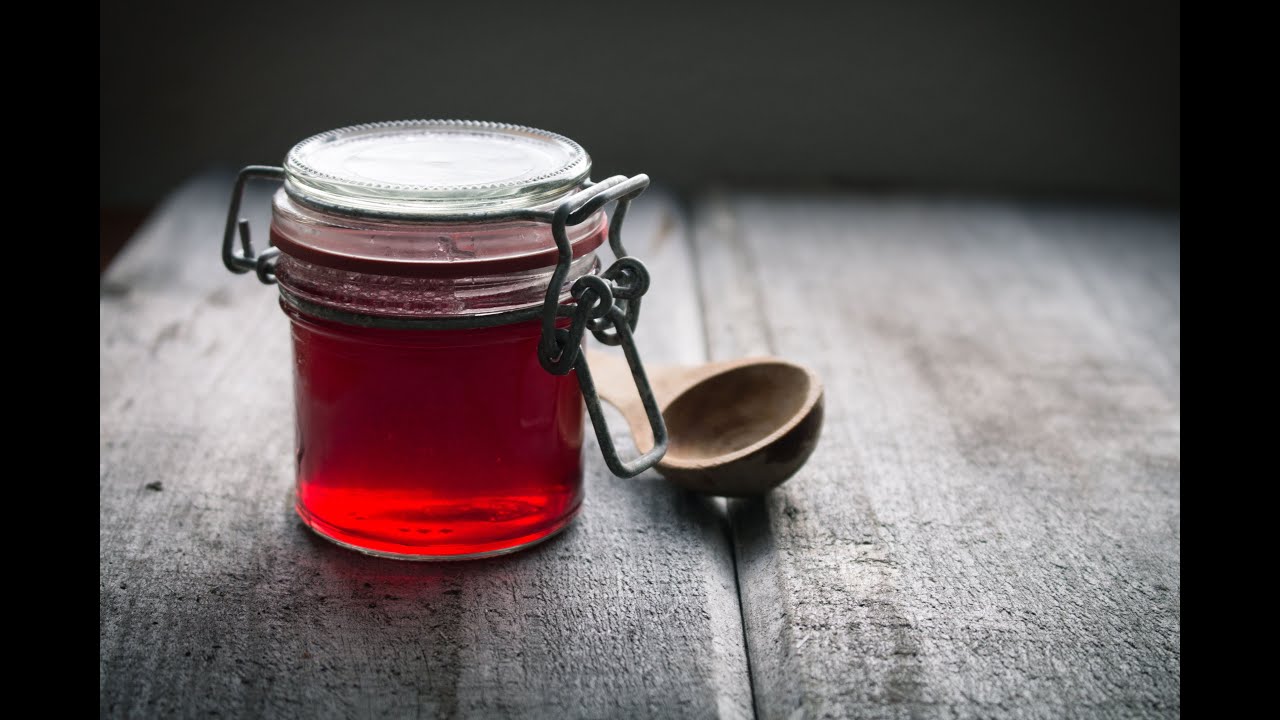 Homemade Raspberry Syrup - YouTube