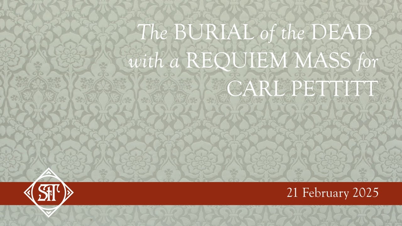 Requiem Mass for Carl Pettitt - YouTube