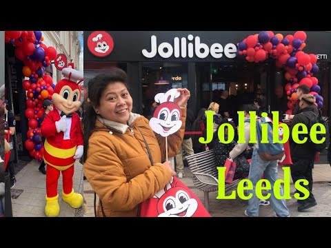 The Grand Opening of Jollibee in Leeds City, England U.K. 🇬🇧 - YouTube