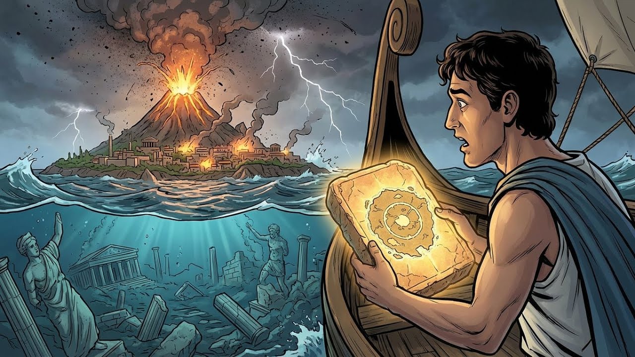The Geomythology of the Santorini Eruption and Atlantis | Bedtime ...