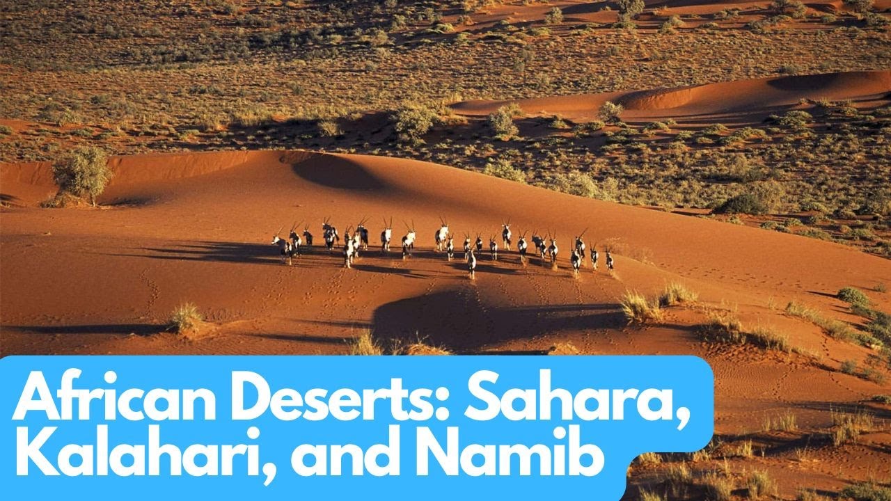 Exploring the Majestic African Deserts: Sahara, Kalahari, and Namib ...