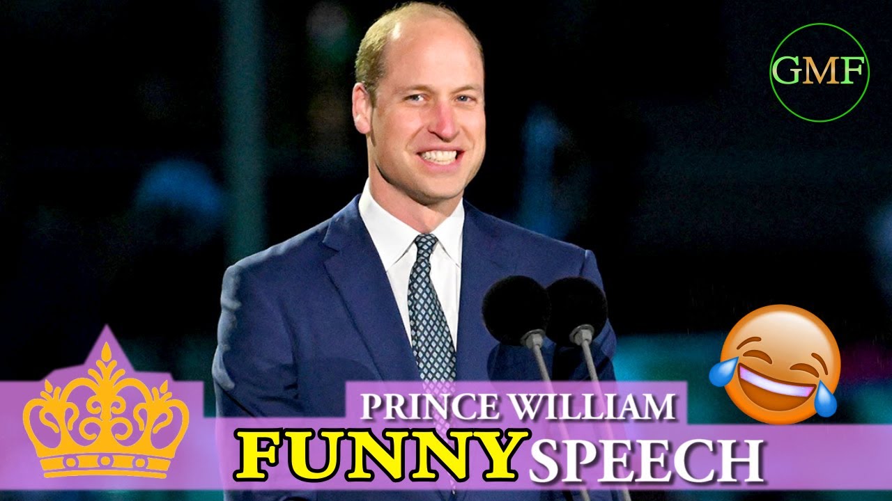 Prince William Funny Speech | DUB - YouTube