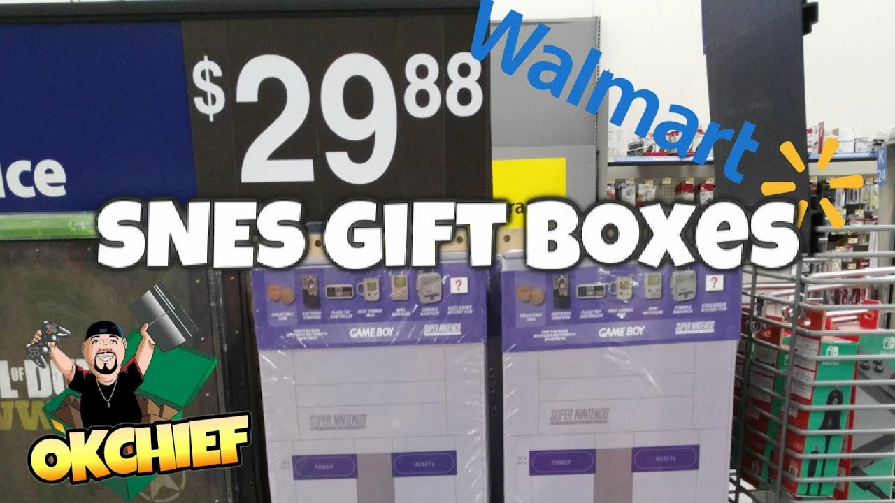 Walmart Super Nintendo Gift Boxes, Are They Worth It? - Okchief - YouTube