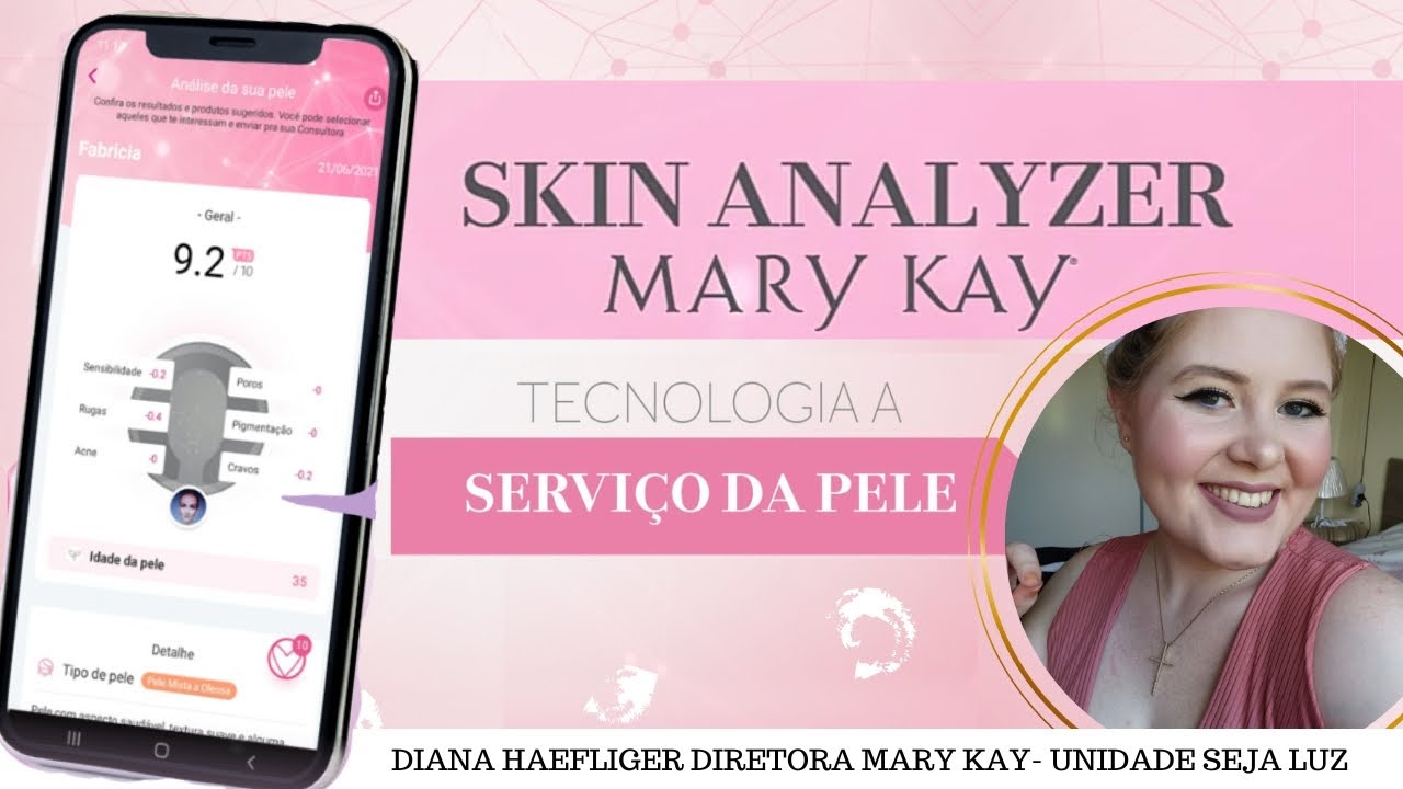 SKIN ANALYZER aplicativo de análise facial para consultoras Mary Kay ...
