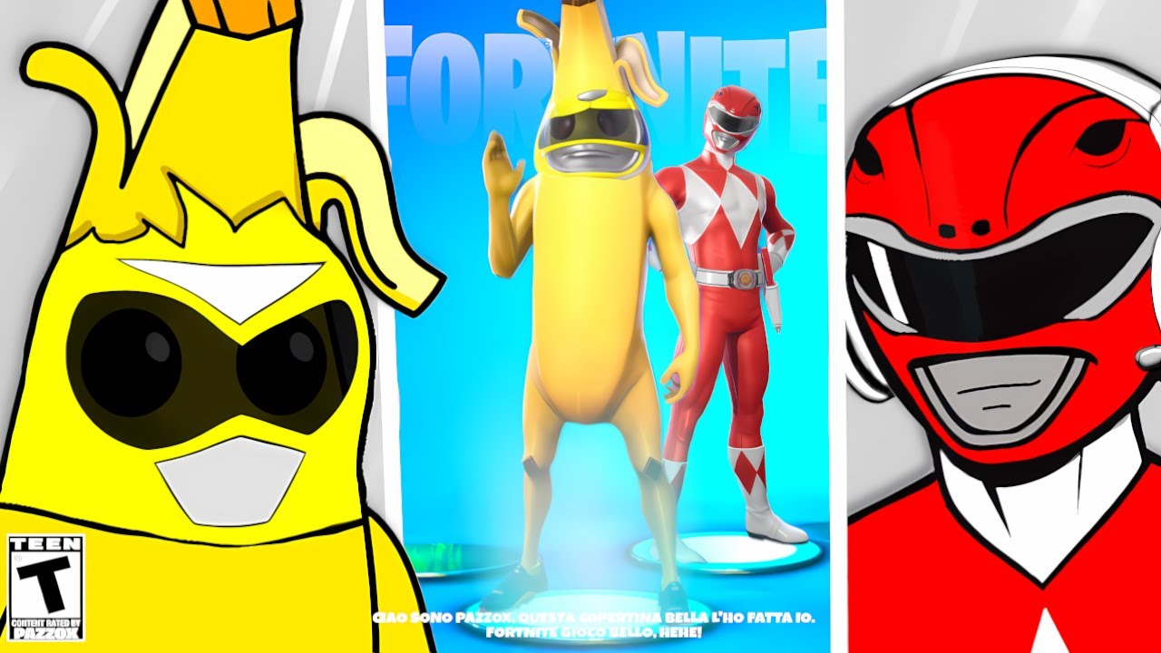 BANANITA SI FINGE UN POWER RANGER SU FORTNITE 🍌 Capitolo 6 Stagione 4 ...