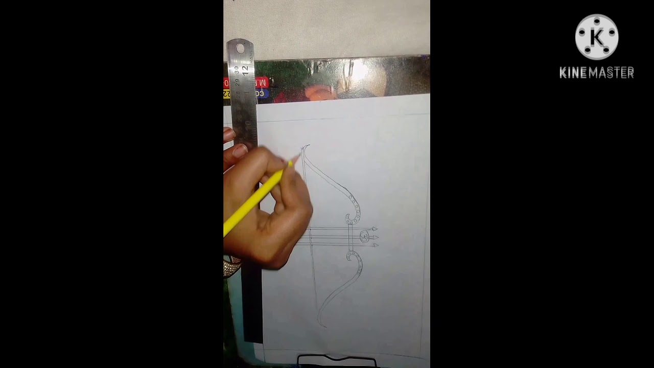 Easy drawing of dhanus.easy form. - YouTube