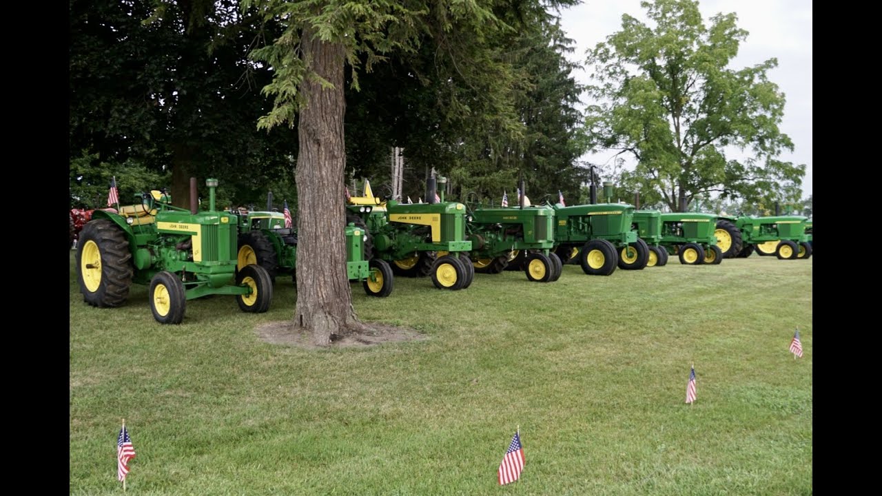 2022 Antique Tractor Poker Run - YouTube