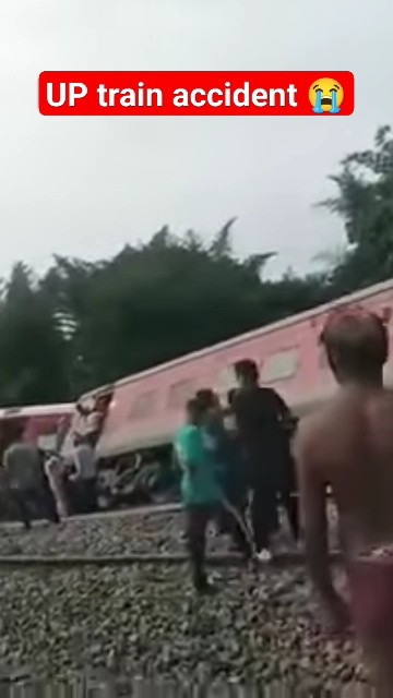 UP train accident #train #trainaccident #trainaccidentnews # ...