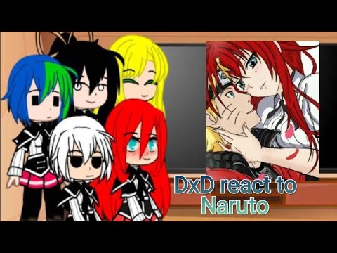 High school DxD react to Naruto (+Ship NaruRias) (Rus) Part 2/2 - YouTube