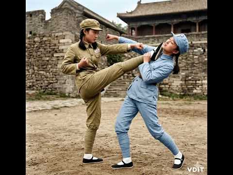 2nd sino japanese war. Chinese sisters moments. 🇨🇳👩🏻🇹🇼👩🏻