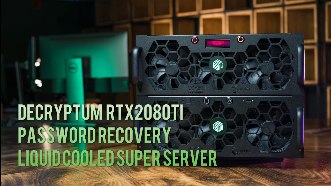 Decryptum RTX2080Ti Password Recovery Liquid Cooled Super Server - YouTube