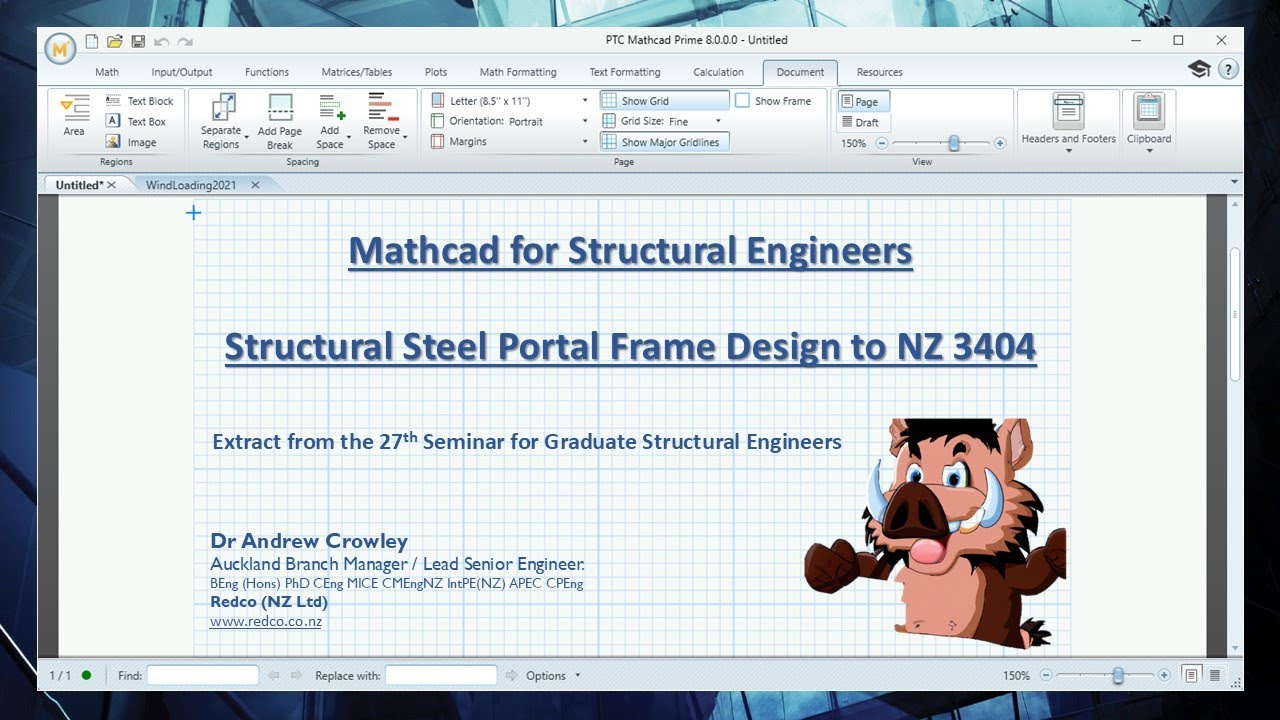 Design Check on Steel Portal Frame Rafter to NZS 3404 - YouTube
