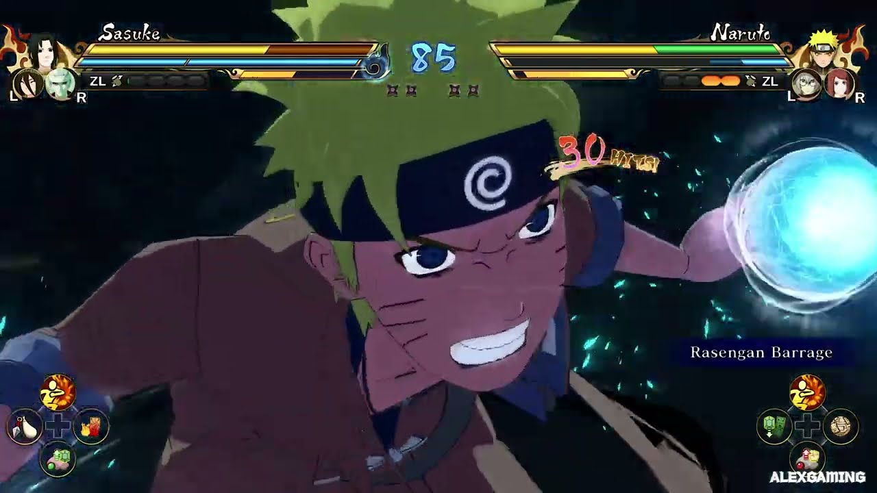 Team Obito Vs. Team Tayuya cpu vs cpu NARUTO X BORUTO Ultimate Ninja ...