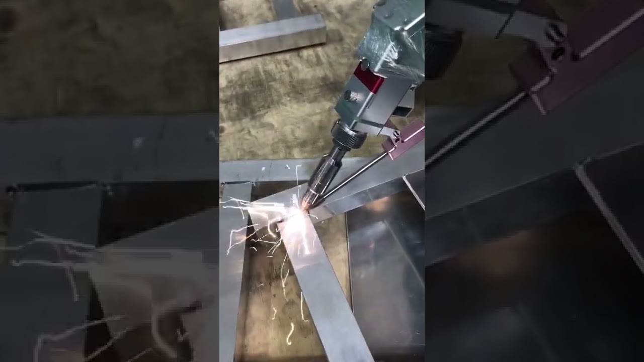 Aluminum Pipe Welding by Our 2000W Handheld Laser Welding Machine Laser ...