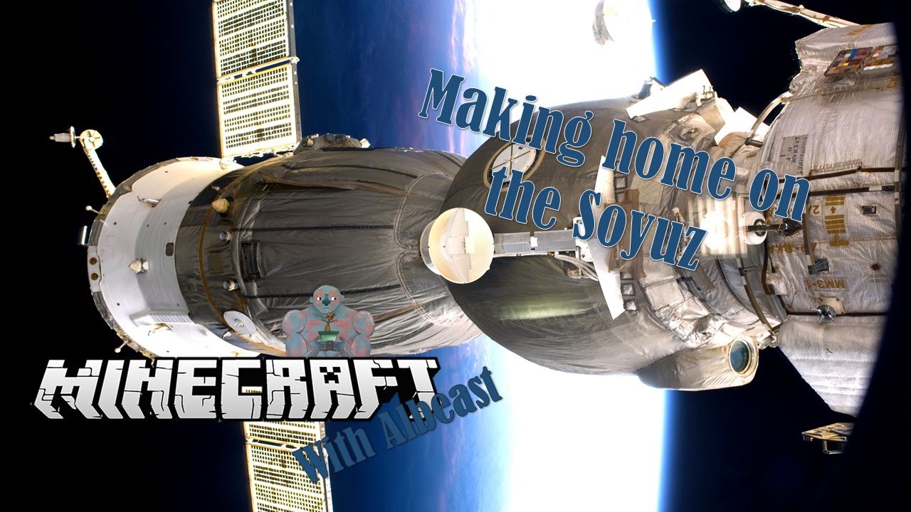 Minecraft, Space survival #01 -Making home on the Soyuz - YouTube