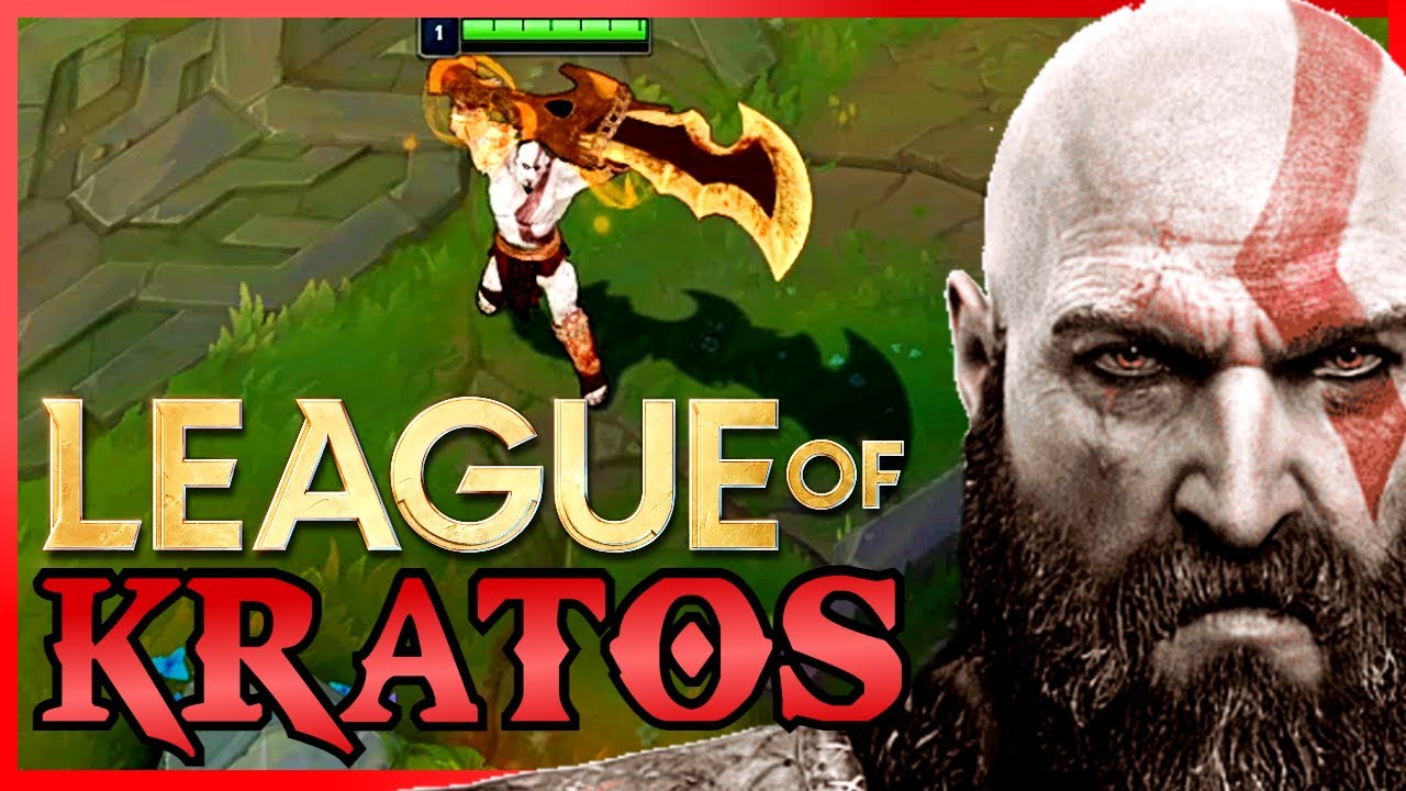 😨 Kratos visita League of Legends - YouTube