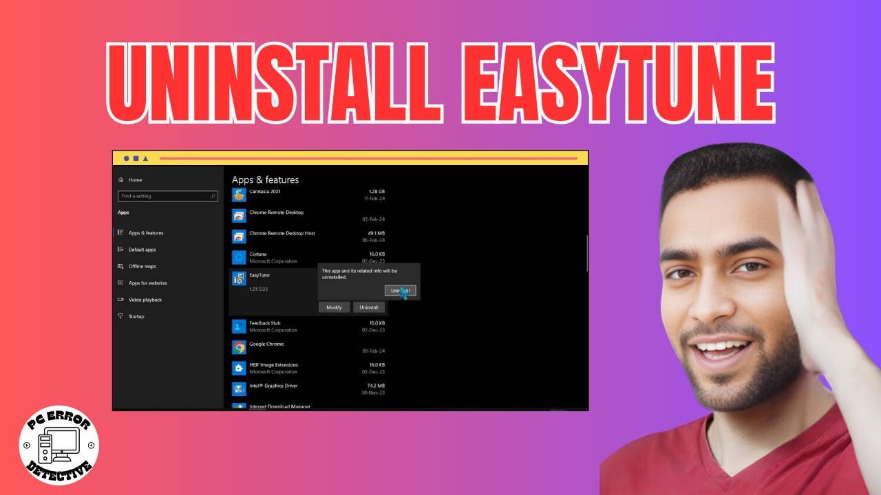 How to Uninstall EasyTune - Fix PC Errors and Boost Performance - YouTube