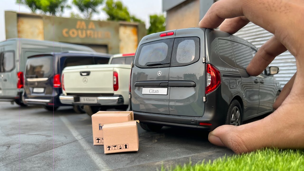 Mercedes-Benz Vans & Trucks 1:18 Scale Cars | Realistic Mercedes ...