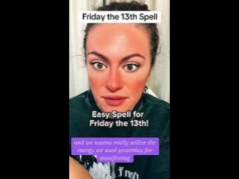 Easy Spell for Friday the 13th! - YouTube
