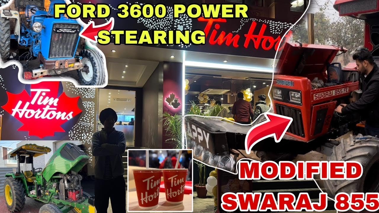 Tim hortons 🍁🇨🇦// Ford 3600 ️// Swaraj 855 // Guri alla john deere ️ ...