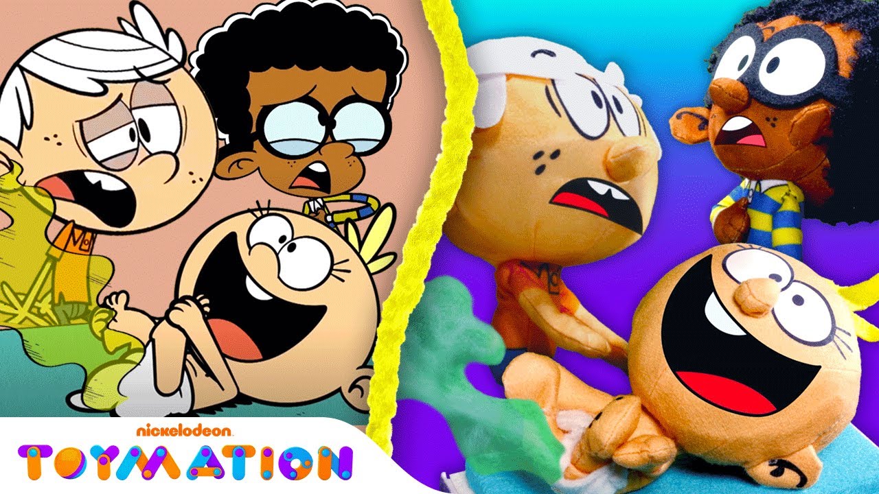 ¡Lincoln y Clyde cuidan a la bebé Lily! | Loud House títeres de juguete ...