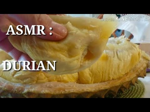 ASMR - eating sounds - D U R I A N /WHISPERING / SMUCKING / MUNCHING ...
