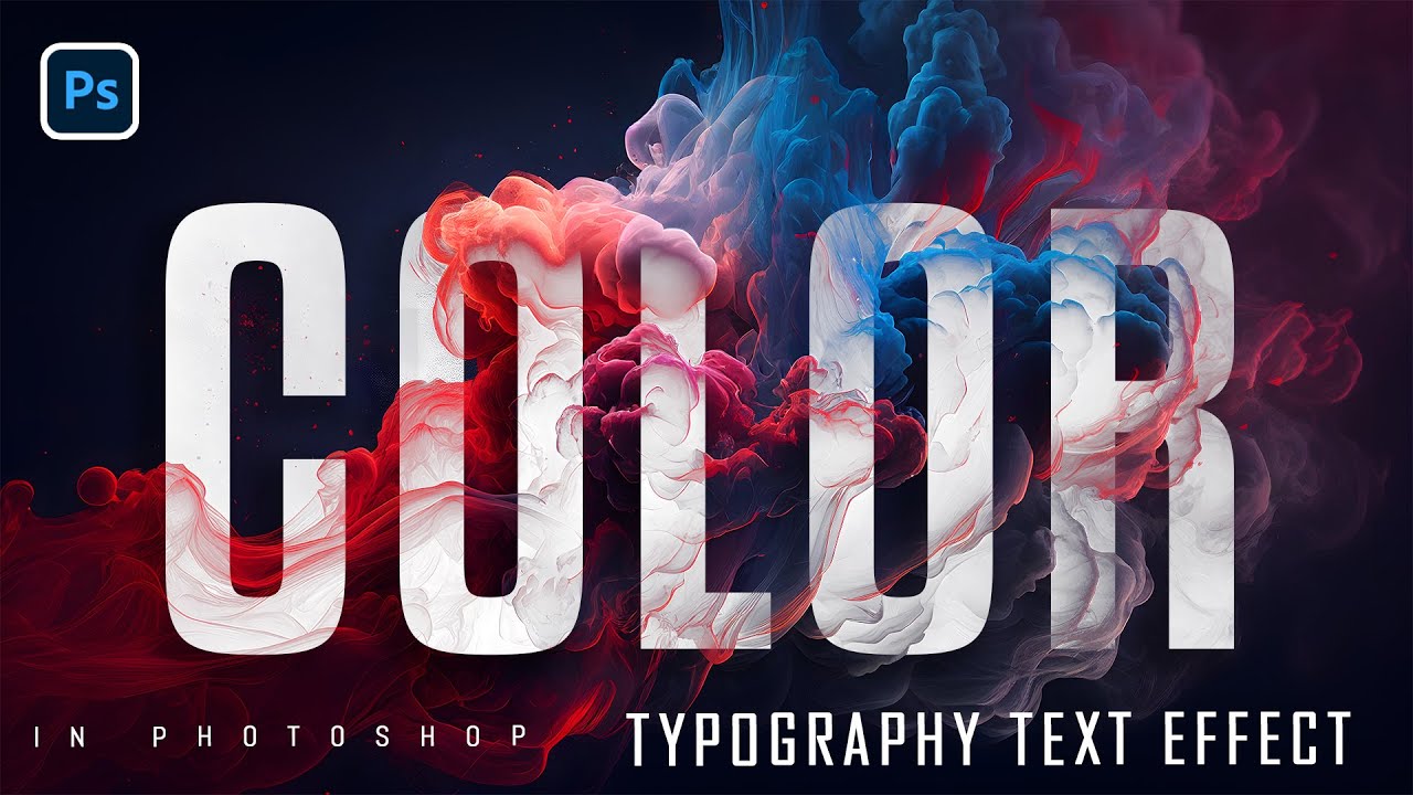 Typography text effect in photoshop Toutorial 2024 - YouTube