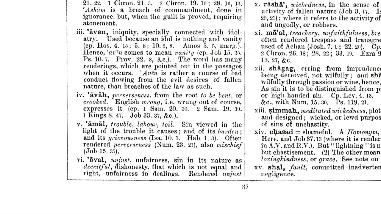 The Companion Bible(KJV) - Appendix 44 - Sin, Trespass, Iniquity, &c ...