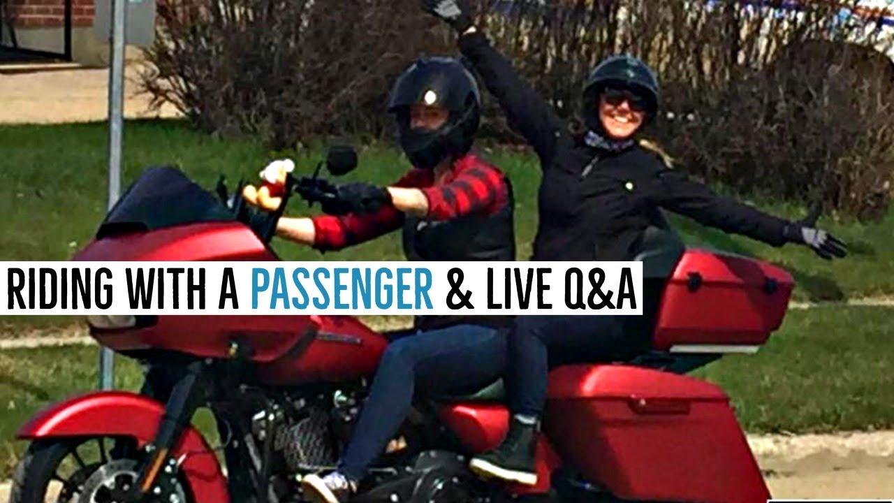 Riding your MOTORCYCLE with a PASSENGER- LIVE - YouTube