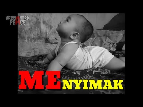 Bayi Mendengarkan Pembicaraan Tetangga Sebelah - Video Bayi Lucu Fara Ardhana