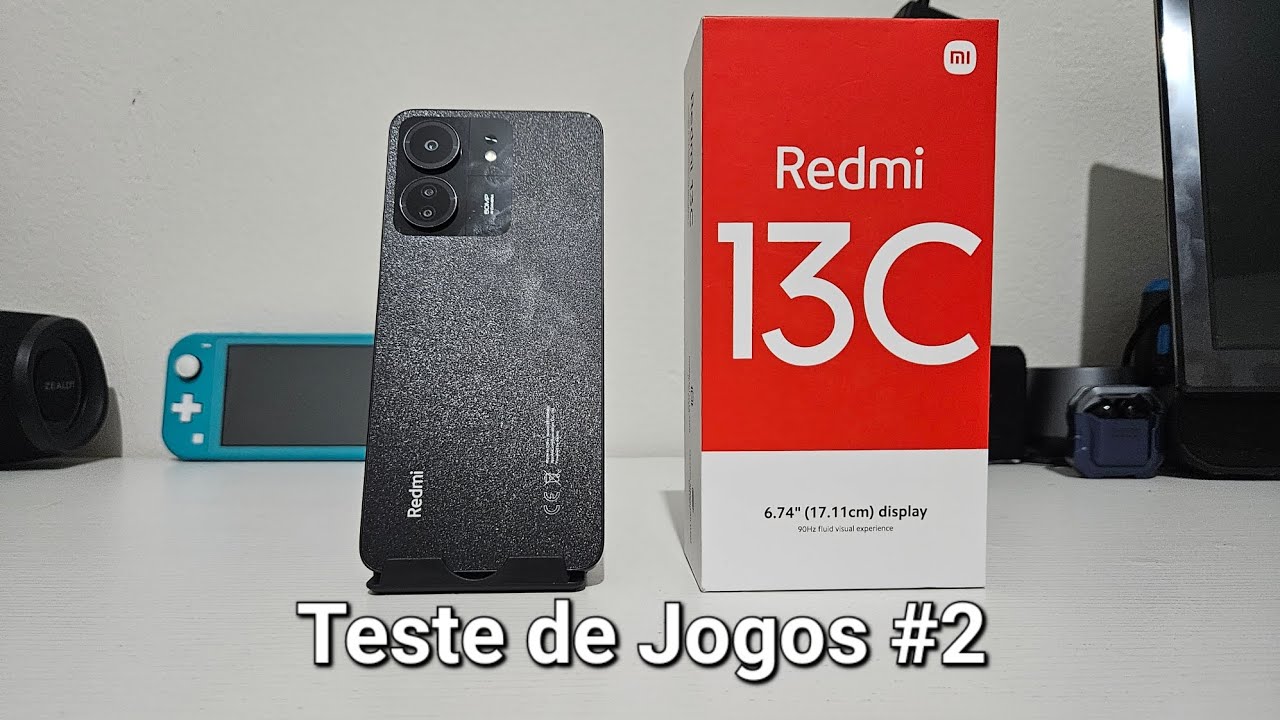 Xiaomi Redmi 13c | teste de Jogos 2 | freefire e + | gaming test | é ...