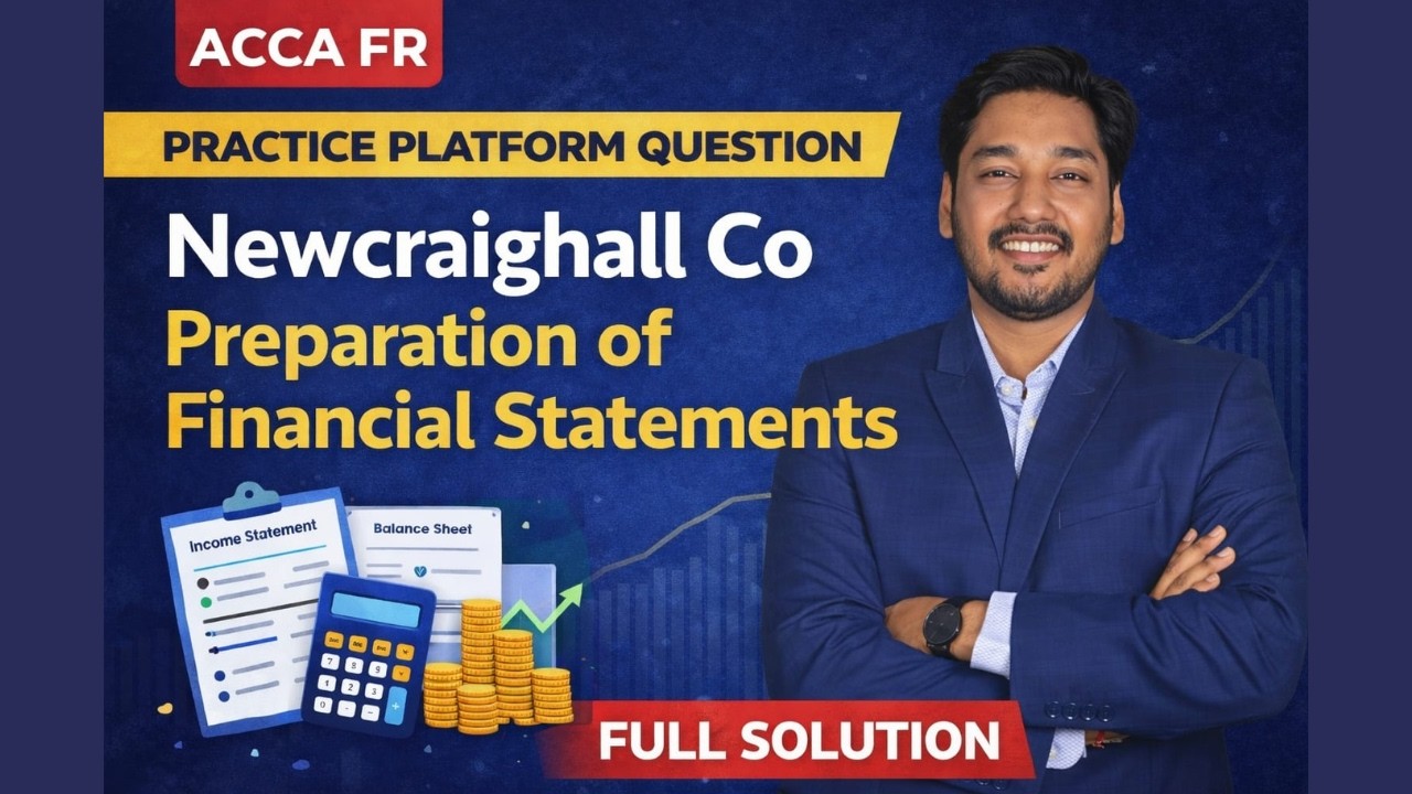 ACCA FR Practice Platform – Newcraighall Co Full Solution | Financial ...