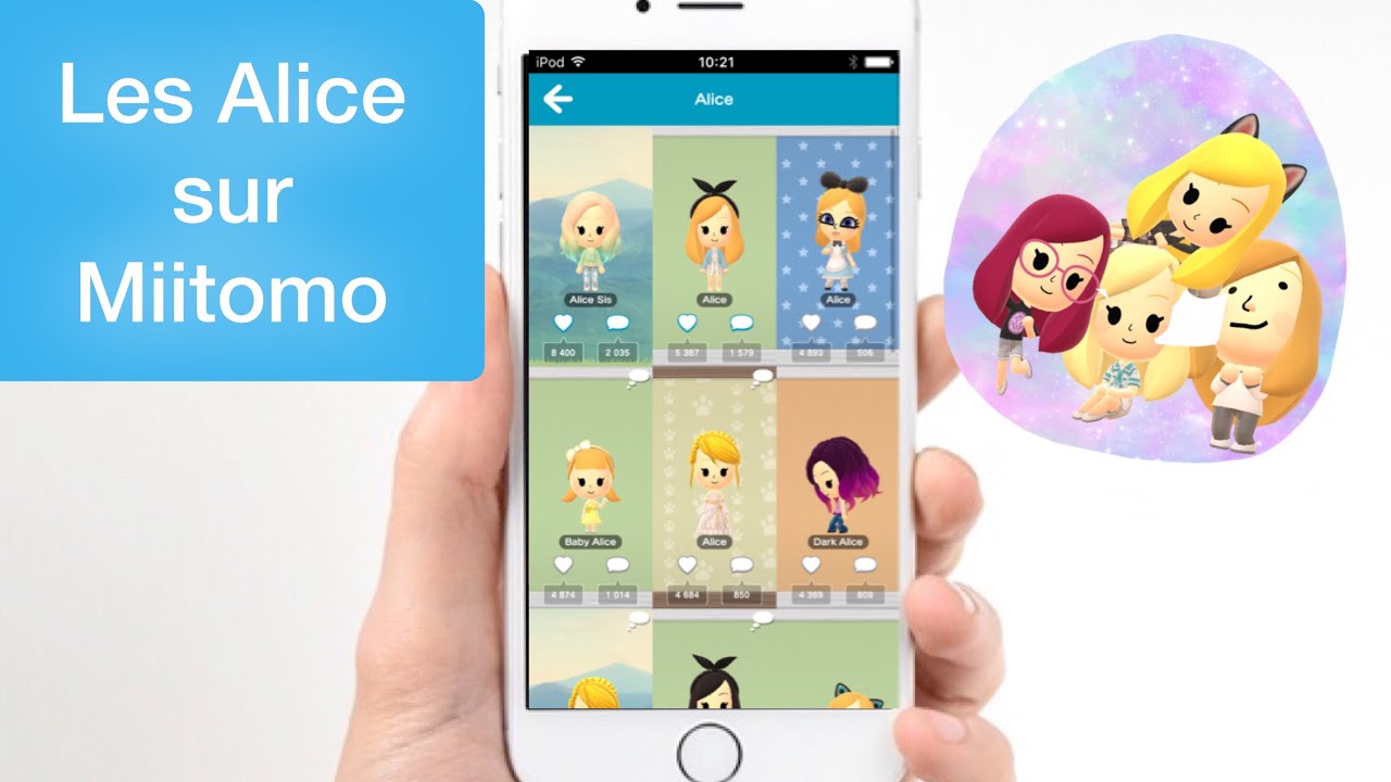 Les Alice Sur Miitomo - YouTube