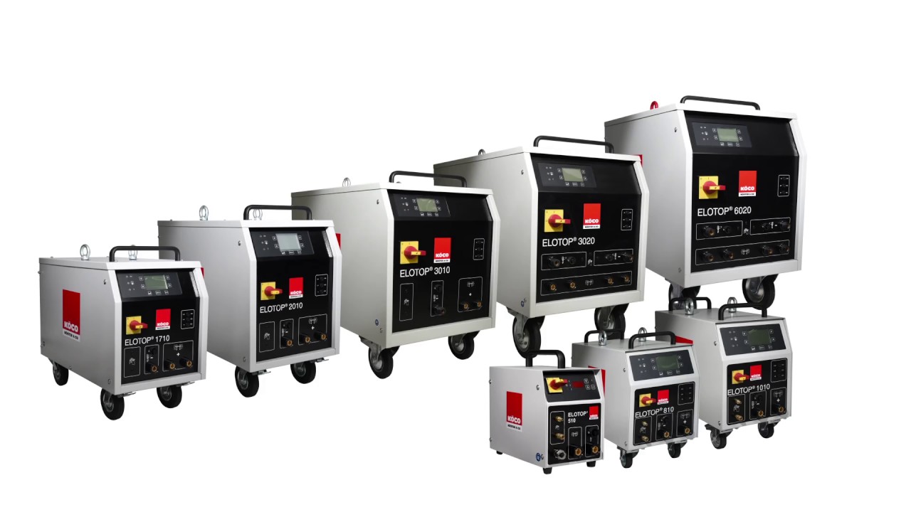 KÖCO Elotop stud welding machine - YouTube