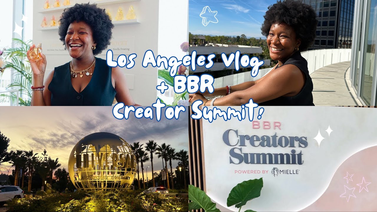 LA VLOG | BBR Creator Summit at Universal Studios 💛🌴 - YouTube