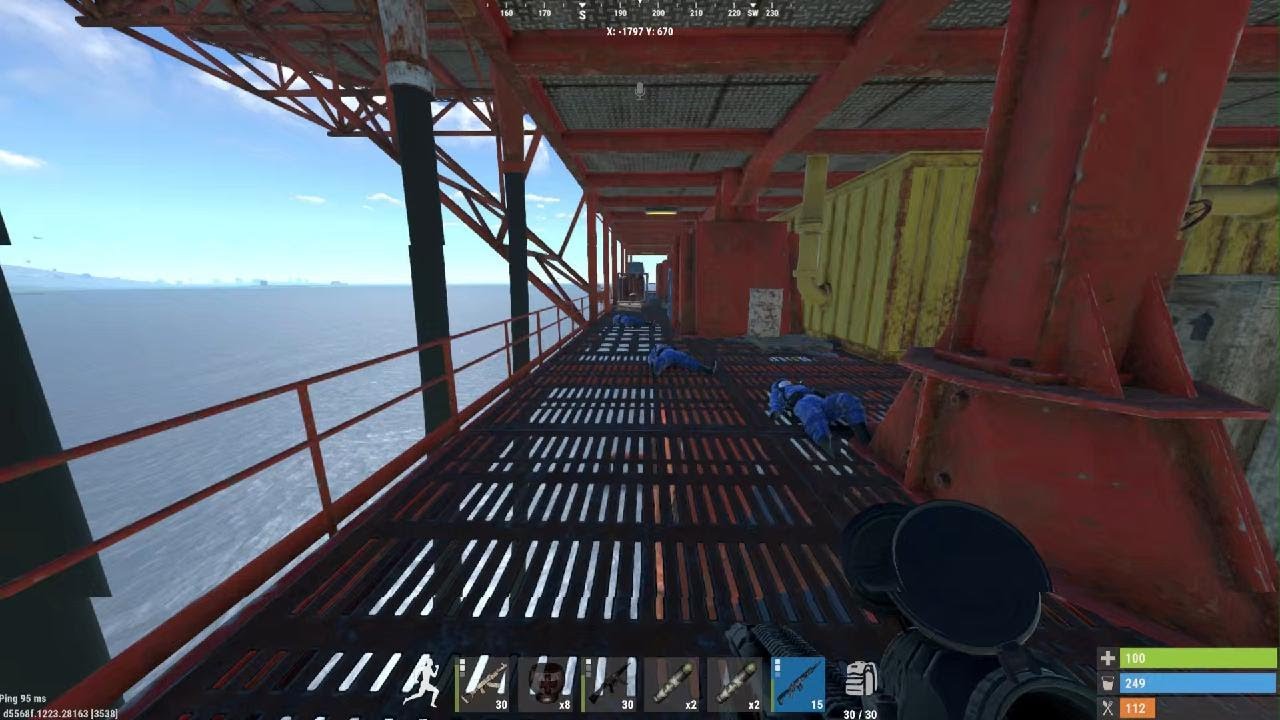 1 Cargador 3 muertos RUST - YouTube