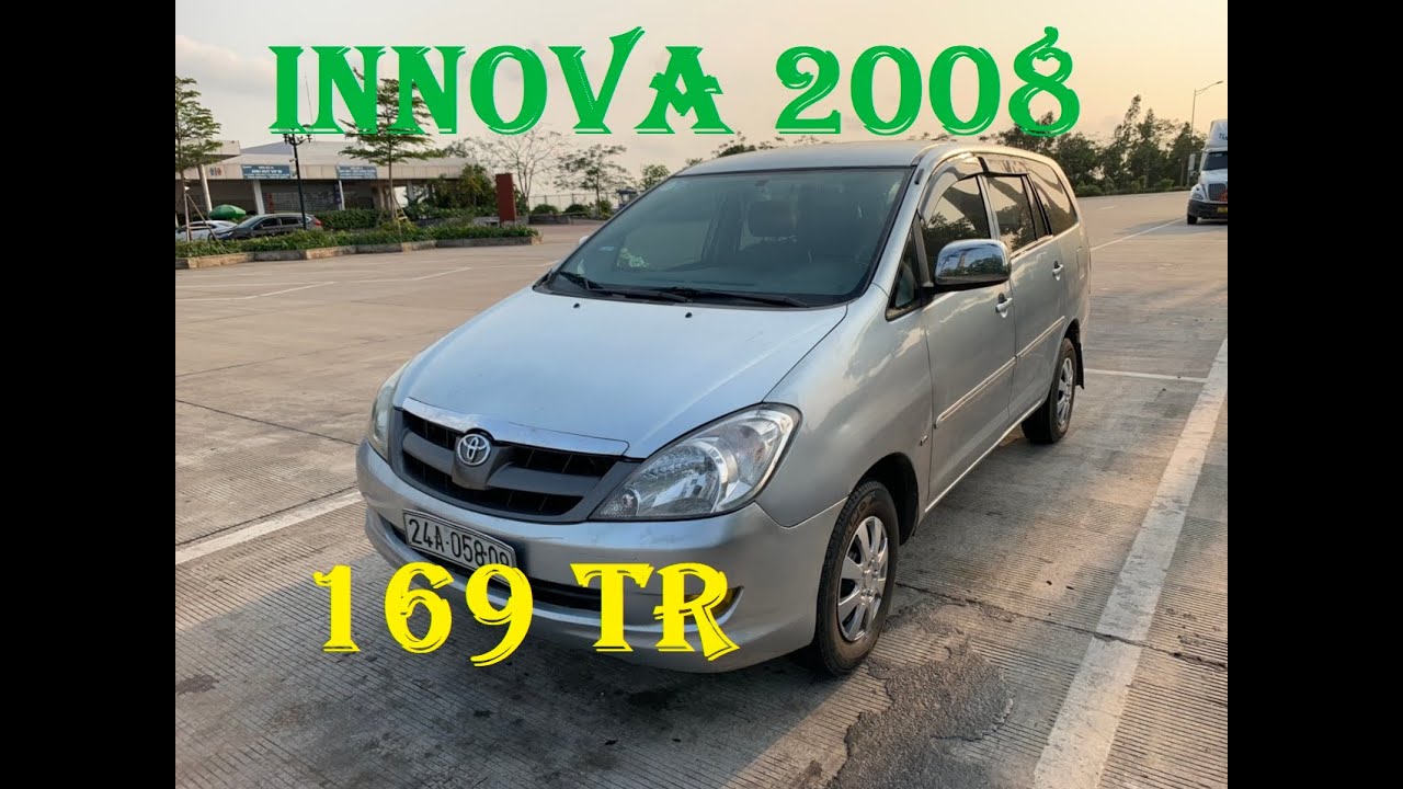 169 triệu Innova J 2008 - máy gầm siêu chất lượng, đẹp mà rẻ - YouTube