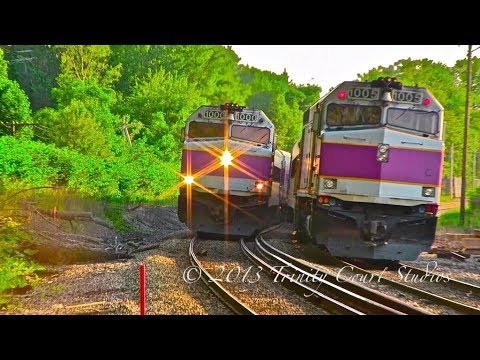 THE PERFECT MBTA MEET!!!!! Two Screamers Plus Three Wrapped Coaches ...