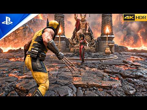MARVEL'S WOLVERINE | Wolverine Vs Lady Deathstrike Full Boss Fight [4K 60FPS HDR]