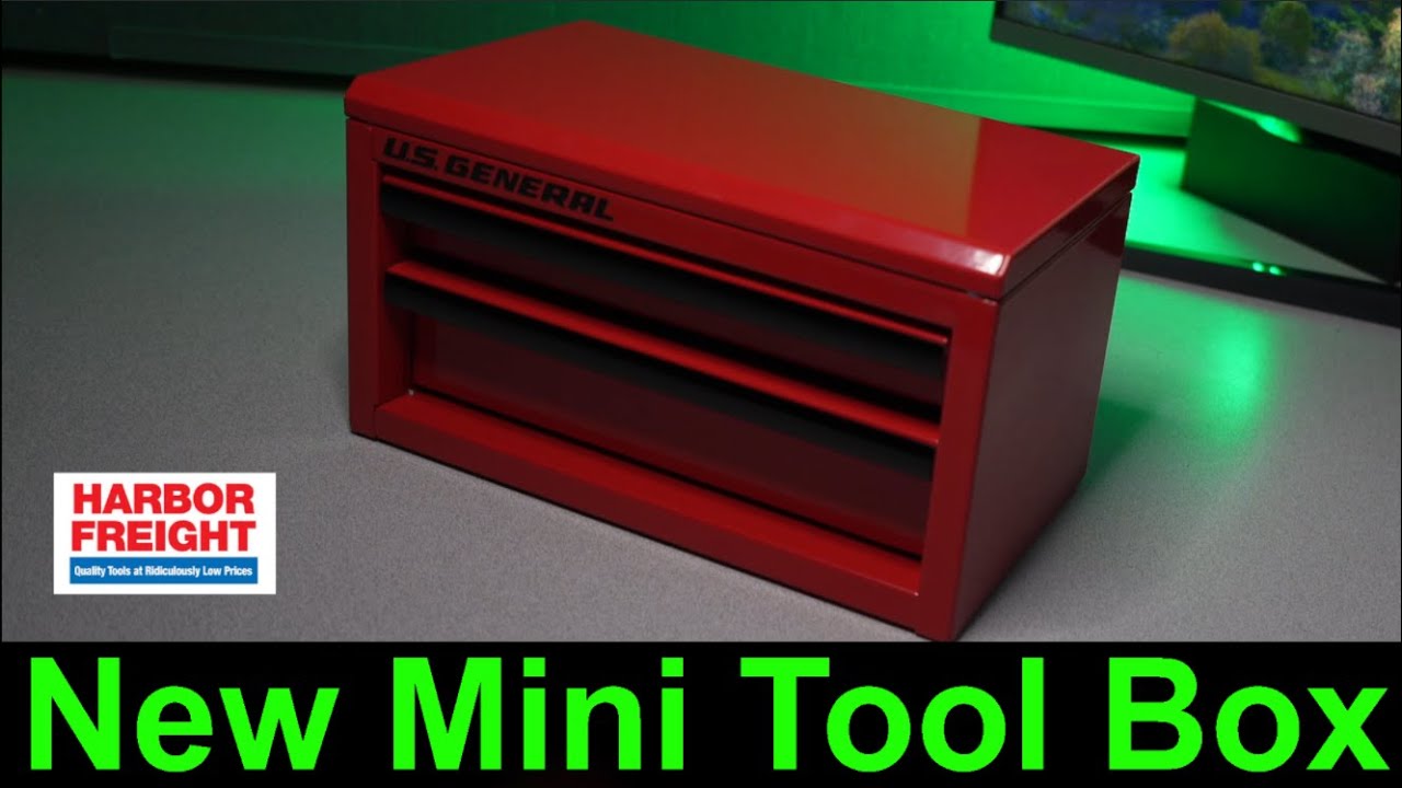 New US General Mini Tool Box From Harbor Freight (72438) - YouTube