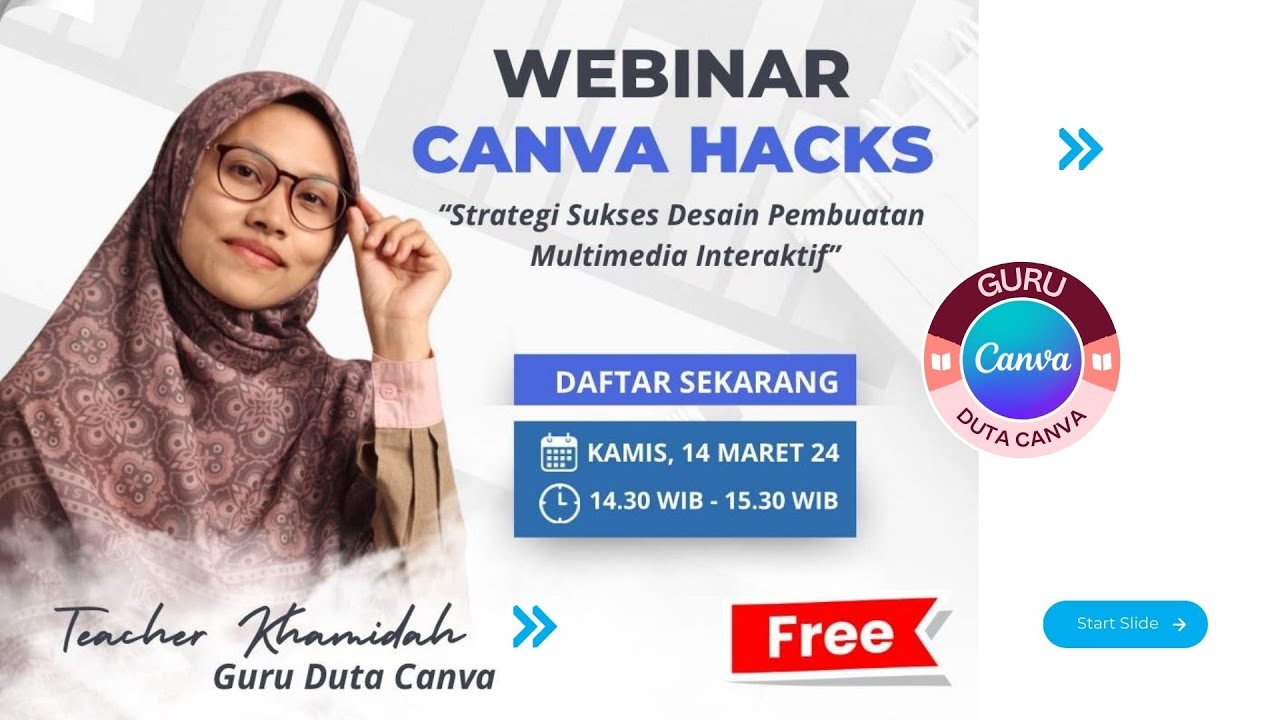 Webinar Canva Hacks: Strategi Sukses Desain Pembuatan Multimedia Interaktif - YouTube