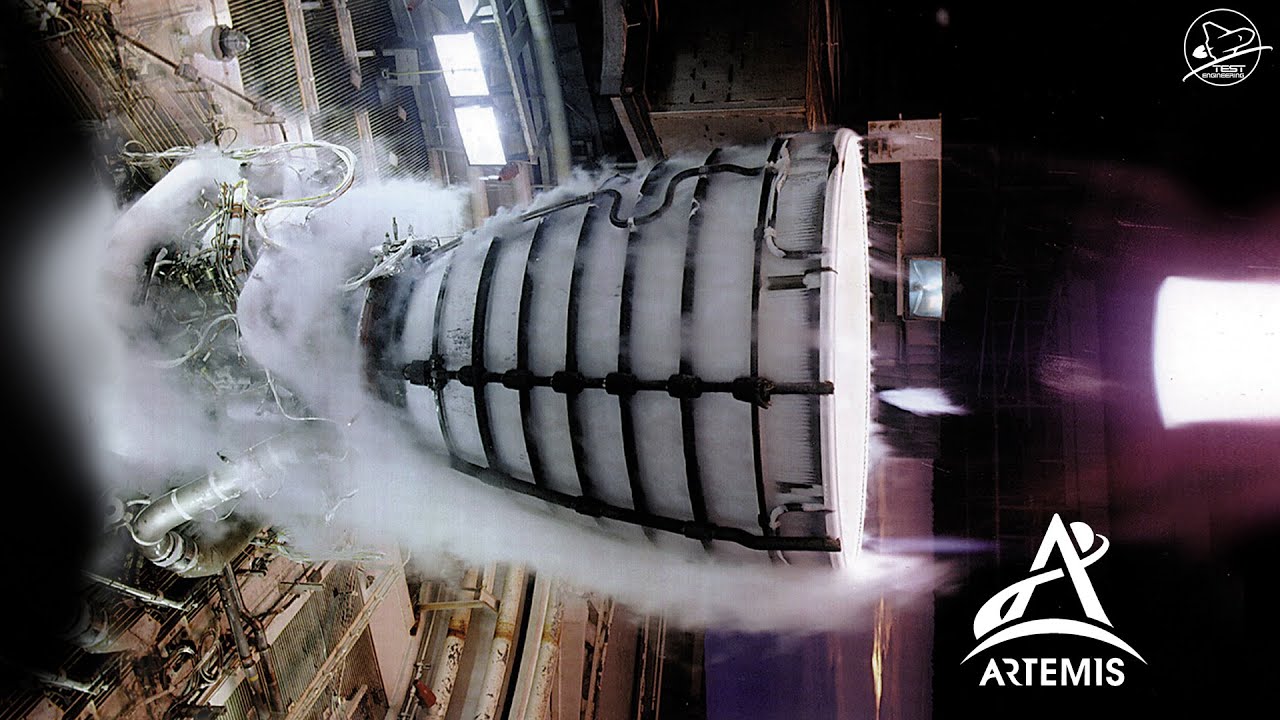 SLS RS-25 Core Stage Engine Test for Artemis Moon Rocket. - YouTube