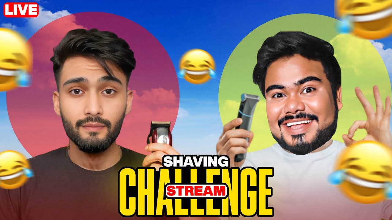CLEAN SHAVE CHALLENGE || CHALLENGE STREAM AFTER LONG TIME || LEGEND YT ...
