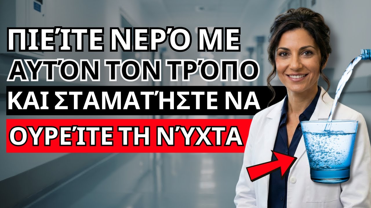 ΓΙΑΤΡΟΣ ΑΠΟΚΑΛΥΠΤΕΙ: πώς να πίνετε ΝΕΡΟ για να μην ξυπνάτε τη νύχτα με ...