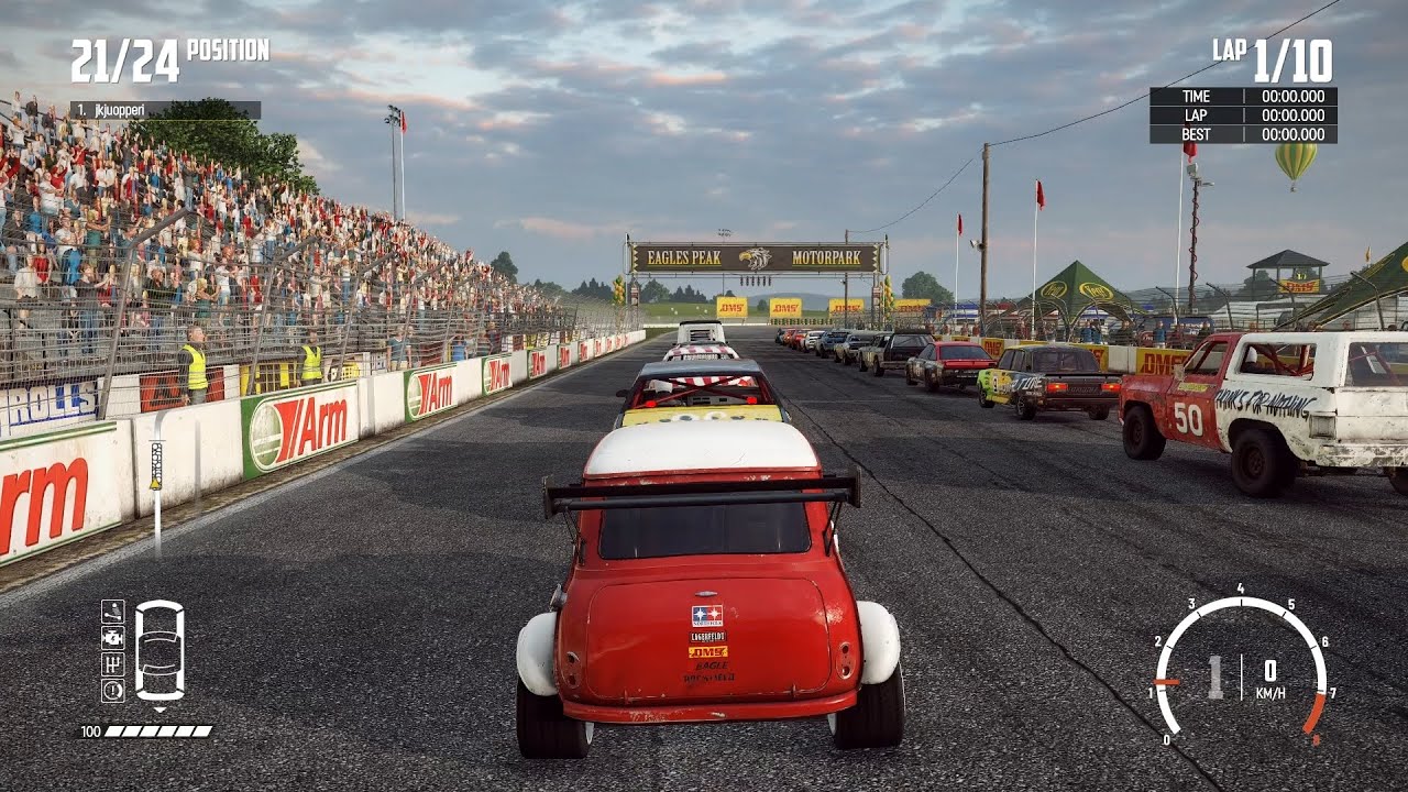 Wreckfest | SPEEDIE Banger Race | Custom Event 44 - YouTube