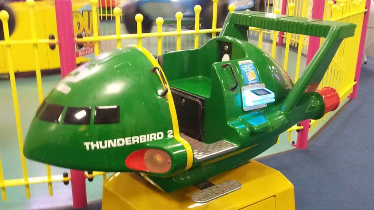 RG Mitchell thunderbirds 2 kiddie ride - YouTube