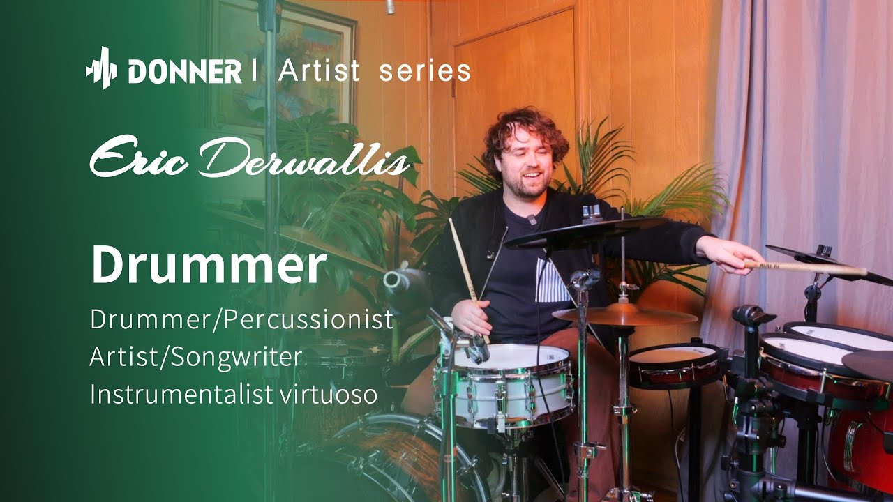 Witness Eric Blend Backbeat Electronic Drums With Acoustic Sets I ...