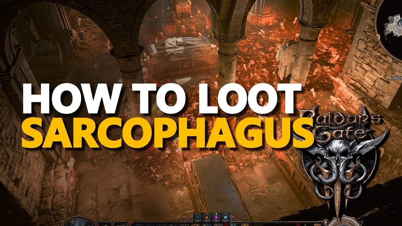 How to loot Sarcophagus Baldur's Gate 3 - YouTube