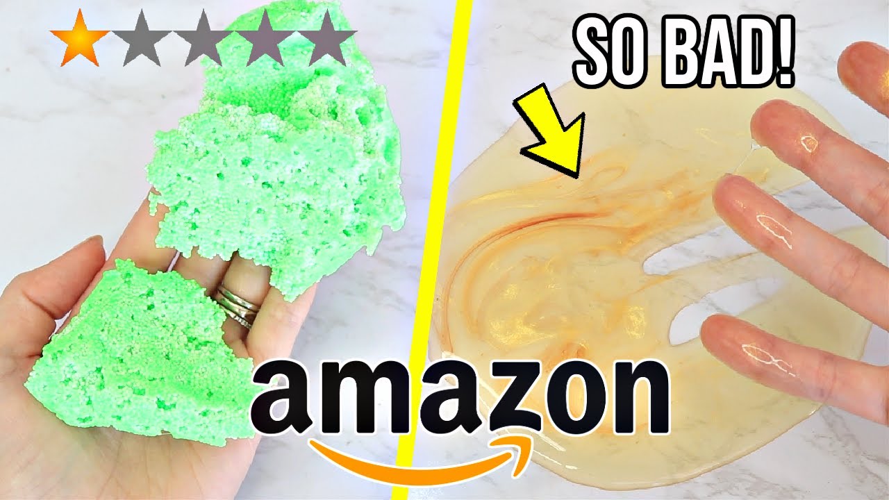 WORST Rated Amazon Slime Review! - YouTube